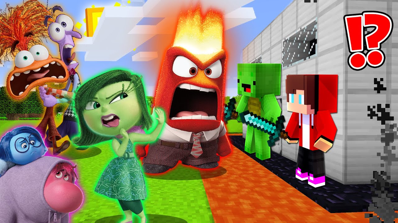 INSIDE OUT 2 contre la maison la plus sécurisée - Gameplay Minecraft ...