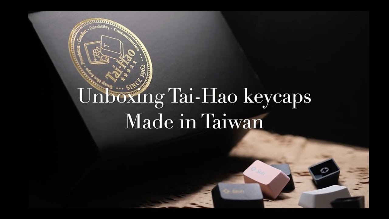 [Unboxing] Tai-Hao keycaps + Typing Sound - YouTube