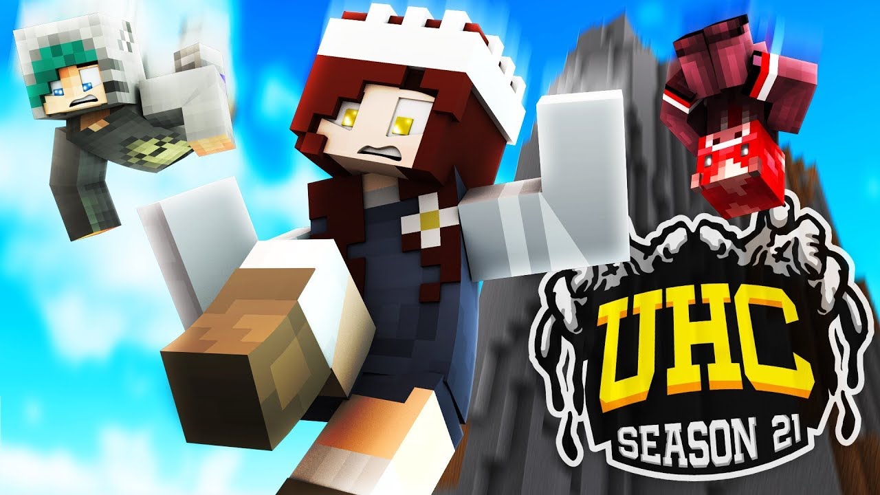 FALLING Over 300 BLOCKS?! - Minecraft Cube UHC Season 21 - Ep.3 - YouTube