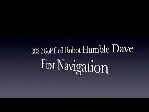 ROS 2 GoPiGo3 Robot Humble Dave's First Navigation - YouTube