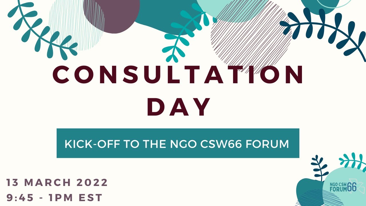 NGO CSW/NY Consultation Day - YouTube