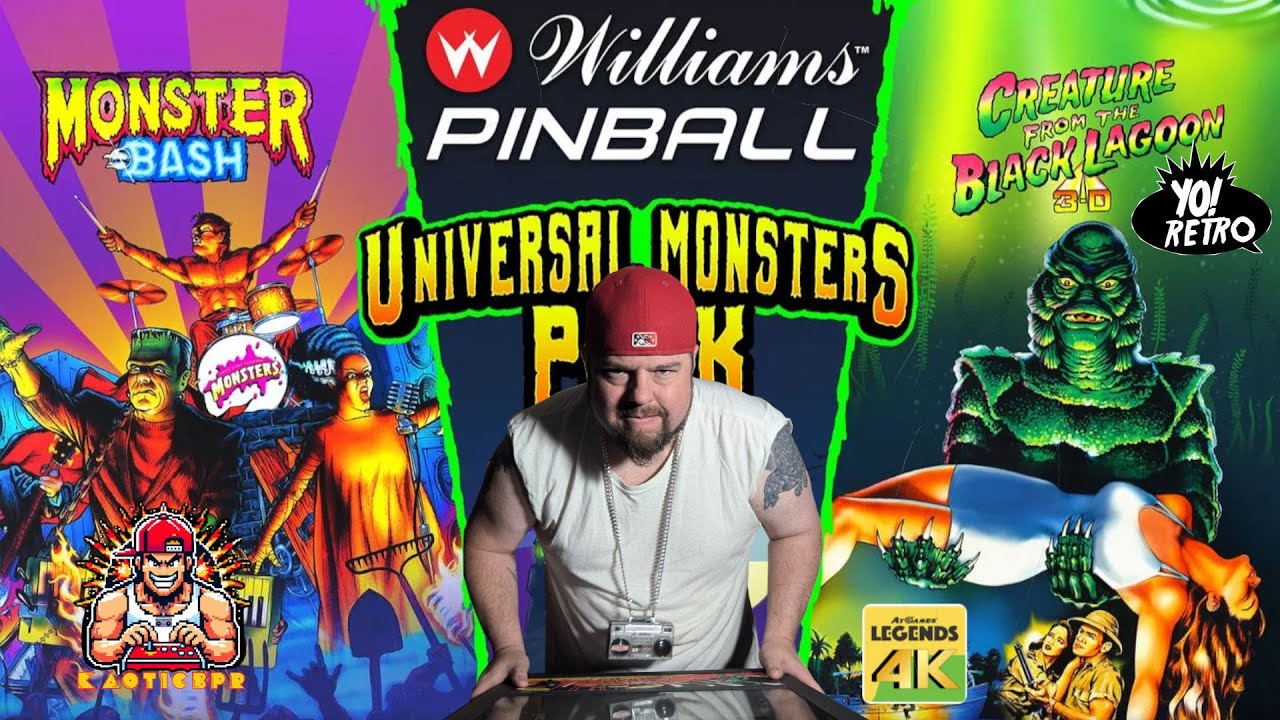 Universal Monsters Pinball Pack - AtGames Legends 4KP First Impressions ...