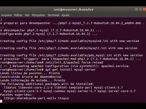 Instalação do Apache, PHP e MySQL no Linux Ubuntu - YouTube
