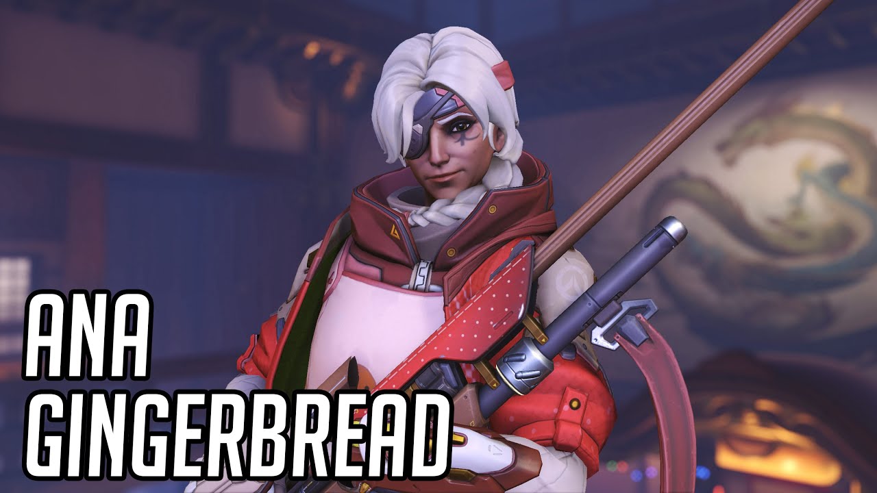 Ana "Gingerbread" Skin Showcase - Overwatch 2 - YouTube
