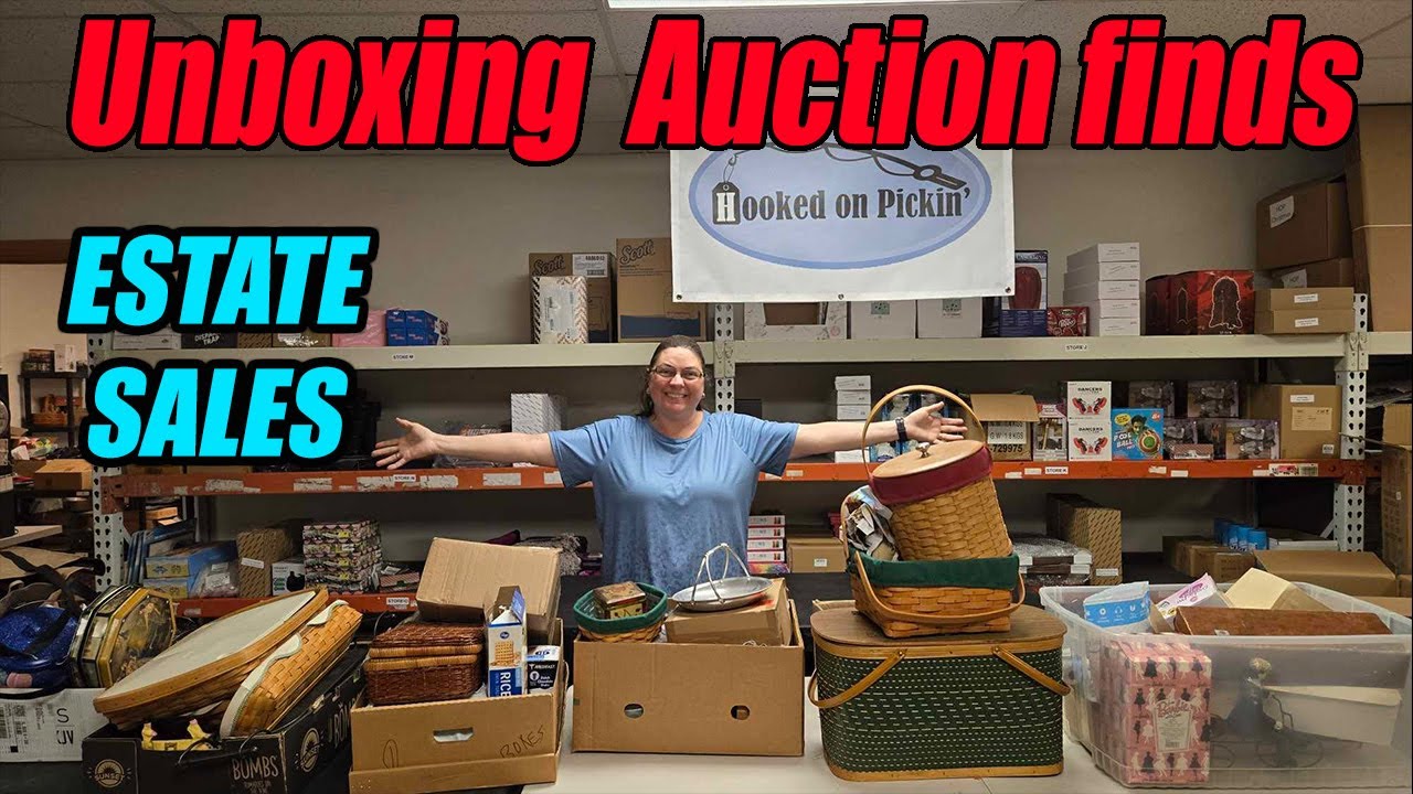 Unboxing Unique Auction Finds! Hidden Treasures uncovered! Jewelry ...