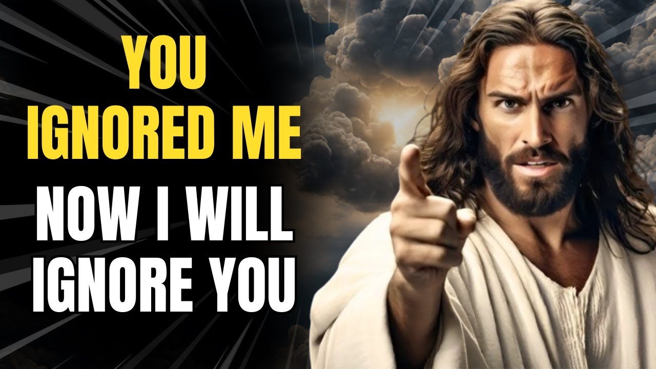 JESUS SAYS: My Child, Don't Ignore Me Again If You Are My Real Follower ...