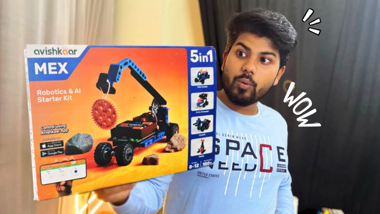 Avishkaar Mex Robotics and AI starter Kit unboxing - YouTube