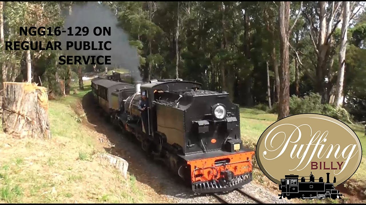 NGG16-129 Garratt on the Regular Service Train (11th of Jan 2020 ...