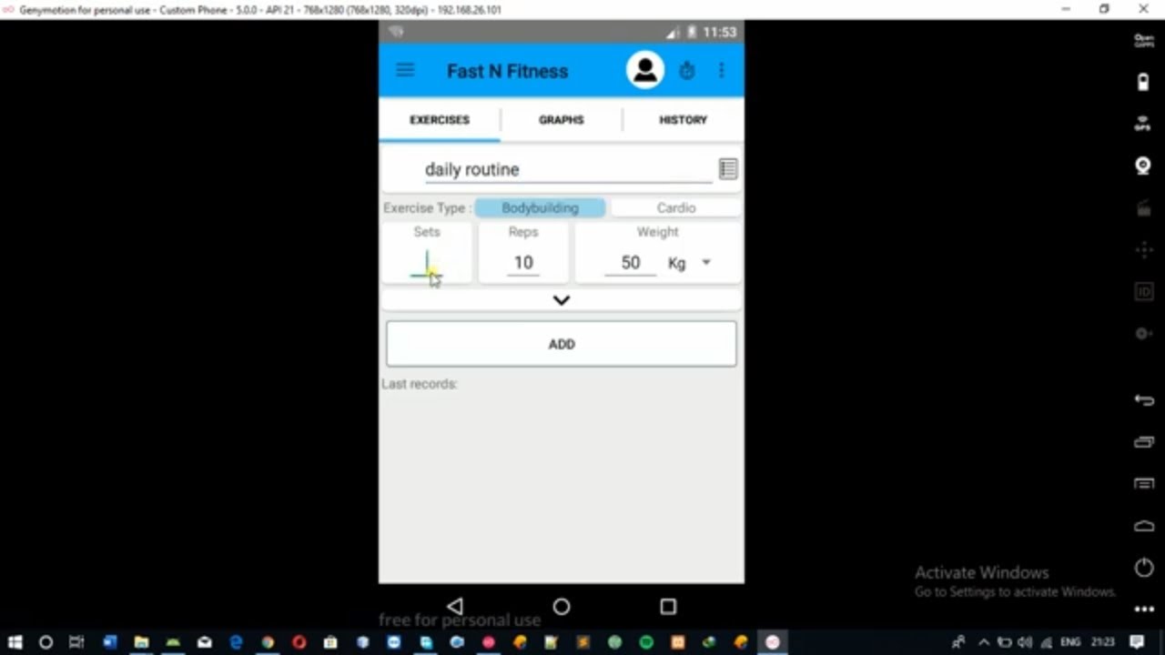 Android Fitness App Project Source Code - YouTube