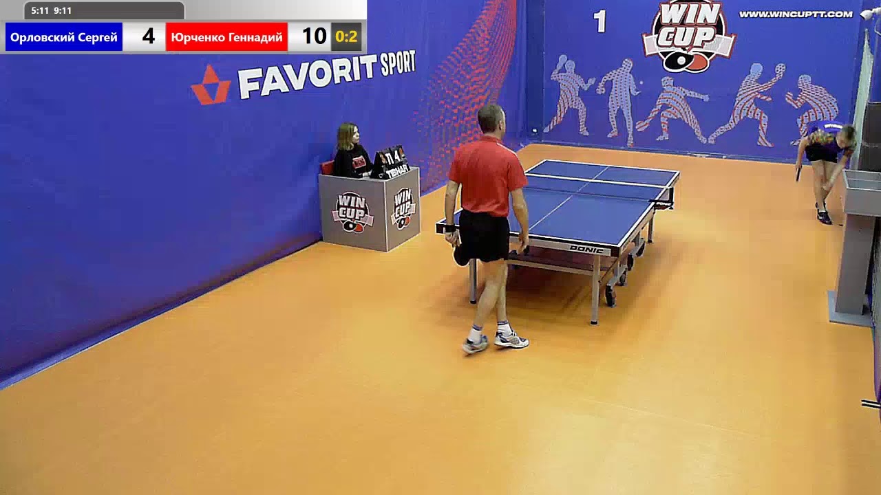 Орловский Сергей 0-3 Юрченко Геннадий Турнир Восток 1 WIN CUP 28.11. ...