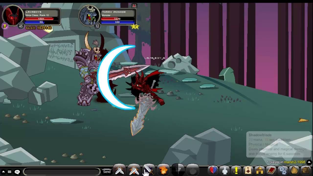 Aqw how to use ninja class - YouTube