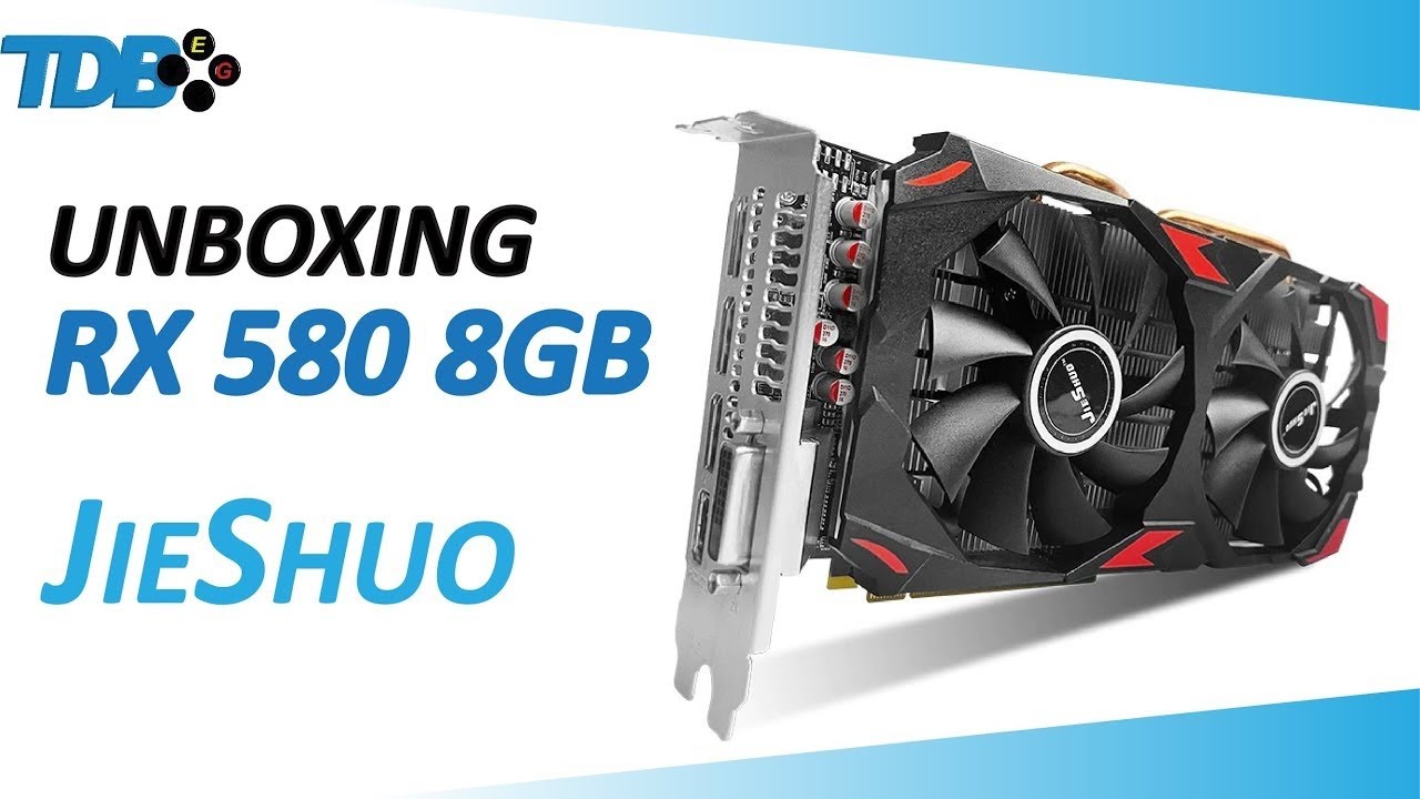 RX 580 8GB JIESHUO ALIEXPRESS - UNBOXING E DEMOROU! - YouTube