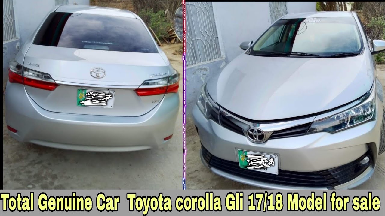 Car for sale Toyota corolla gli 17/18 Model for sale in pakistan # ...