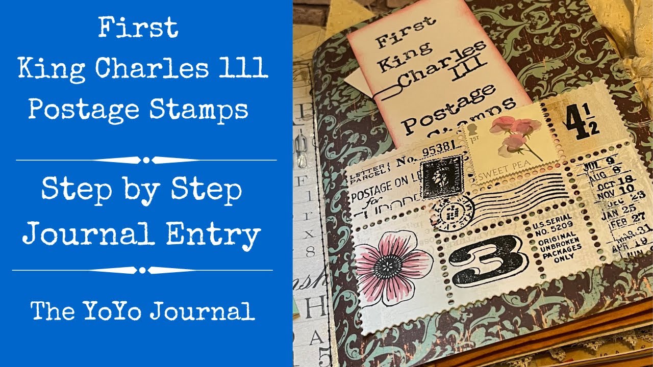 First King Charles 111 Postage Stamps | Journal Entry | Stamped Pocket ...