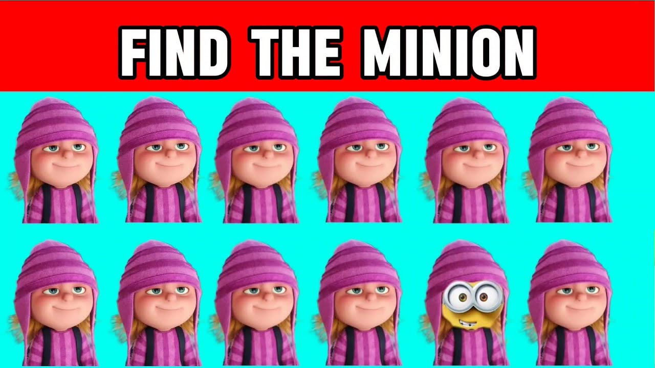 Find The Hidden Despicable Me 4 Character | Despicable Me 4 Quiz - YouTube