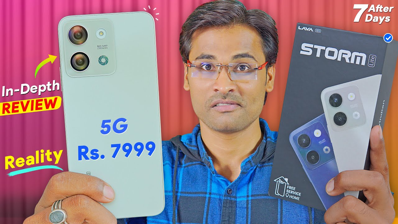 Lava Storm Play Lite 5g Unboxing & Review | Camera Test, Bgmi Test ...