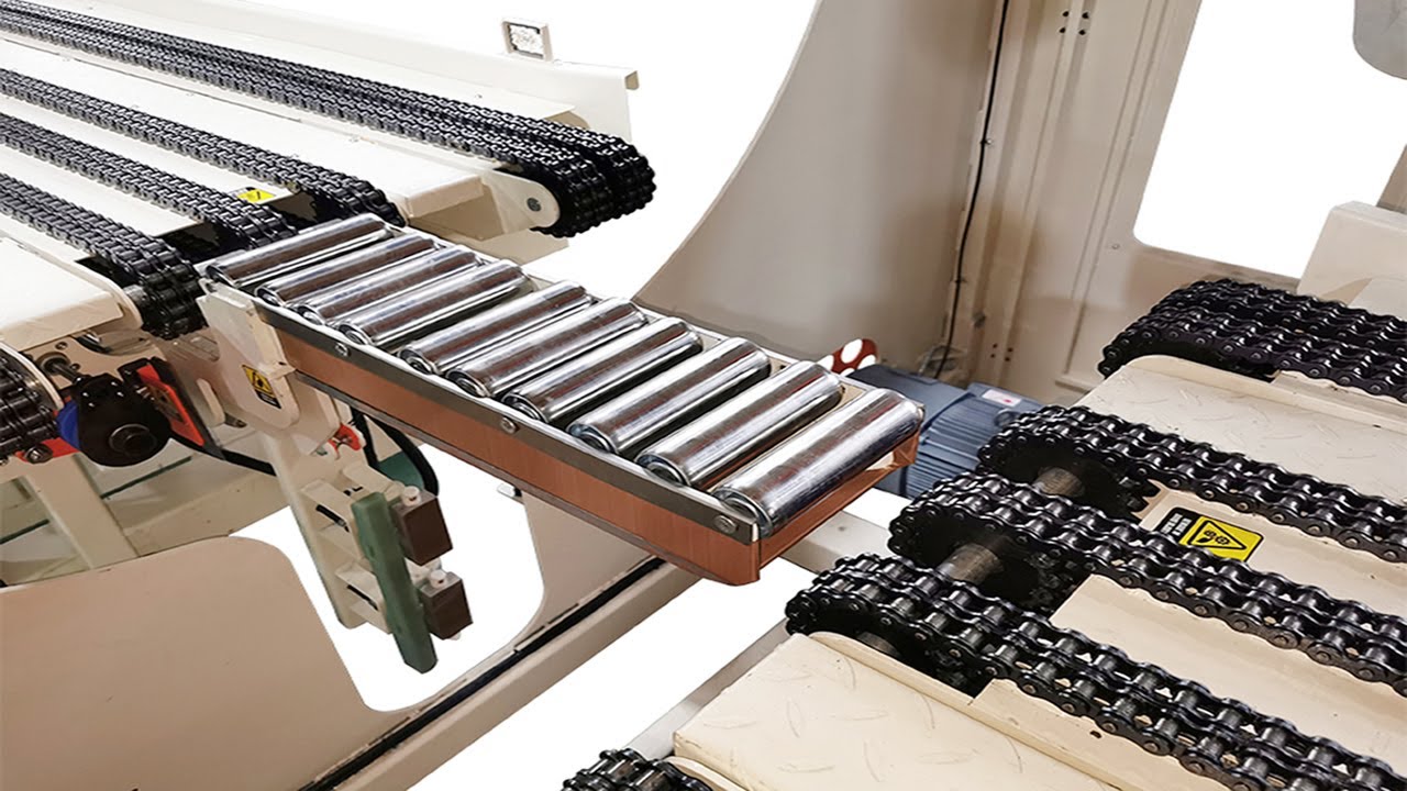 High Speed Horizontal Stretch Wrapping Machine double carriage wrapper ...