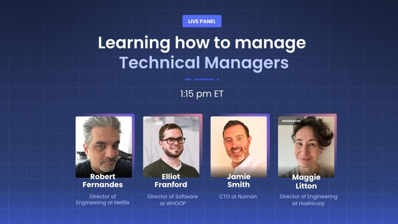 Managing Technical Managers | Fellow Engineering Leadership Summit ...