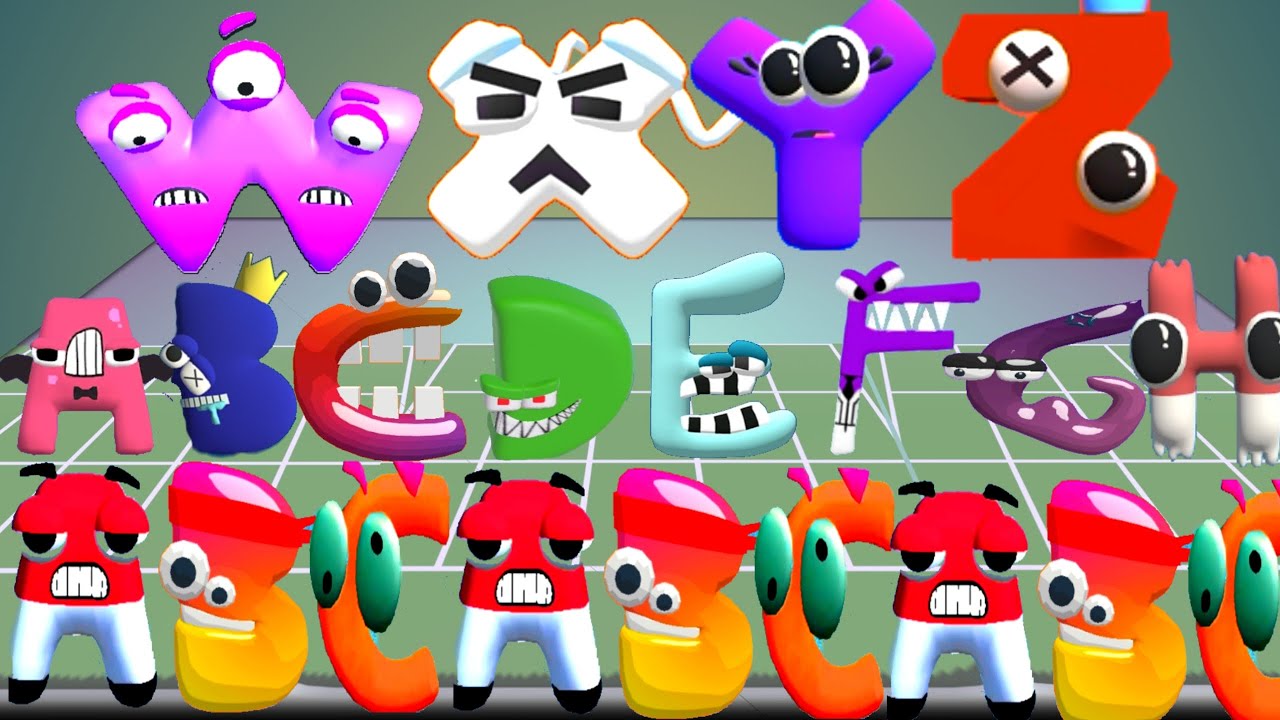 NEW ALPHABETICAL SERIES, Alphabet Lore, Alphabet 3d Run, Alphabet ABC⭐ ...