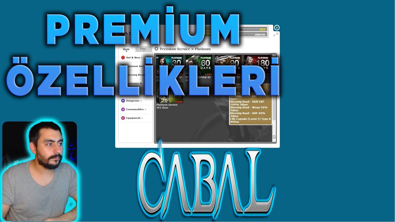 Cabal'da Premium Fiyatları Ve Özellikleri | Cabal Online Türkçe BÖLÜM ...