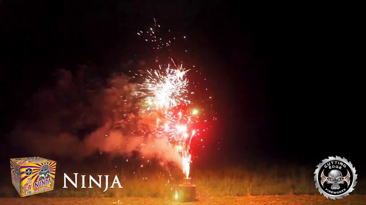 Ninja Cutting Edge Fireworks - YouTube