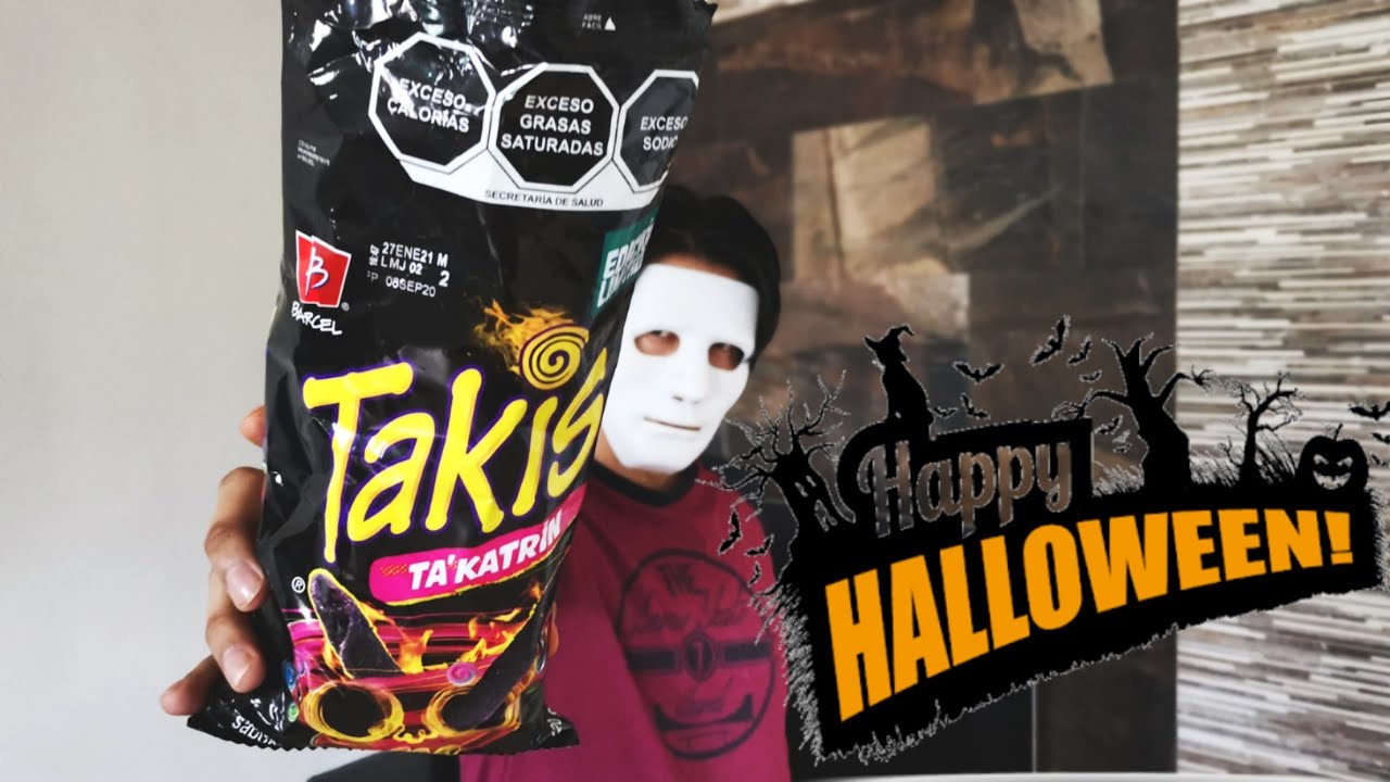 Probando los TAKIS HALLOWEEN Edición Limitada - YouTube