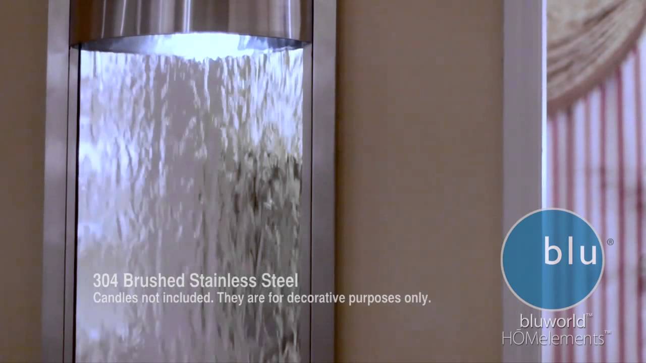 Wall Hanging Fountains from Water Gallery LLC - YouTube
