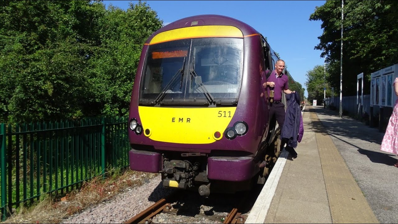 EMR & TPE trains at Stallingborough & Barton-on-humber Station, Lincs ...