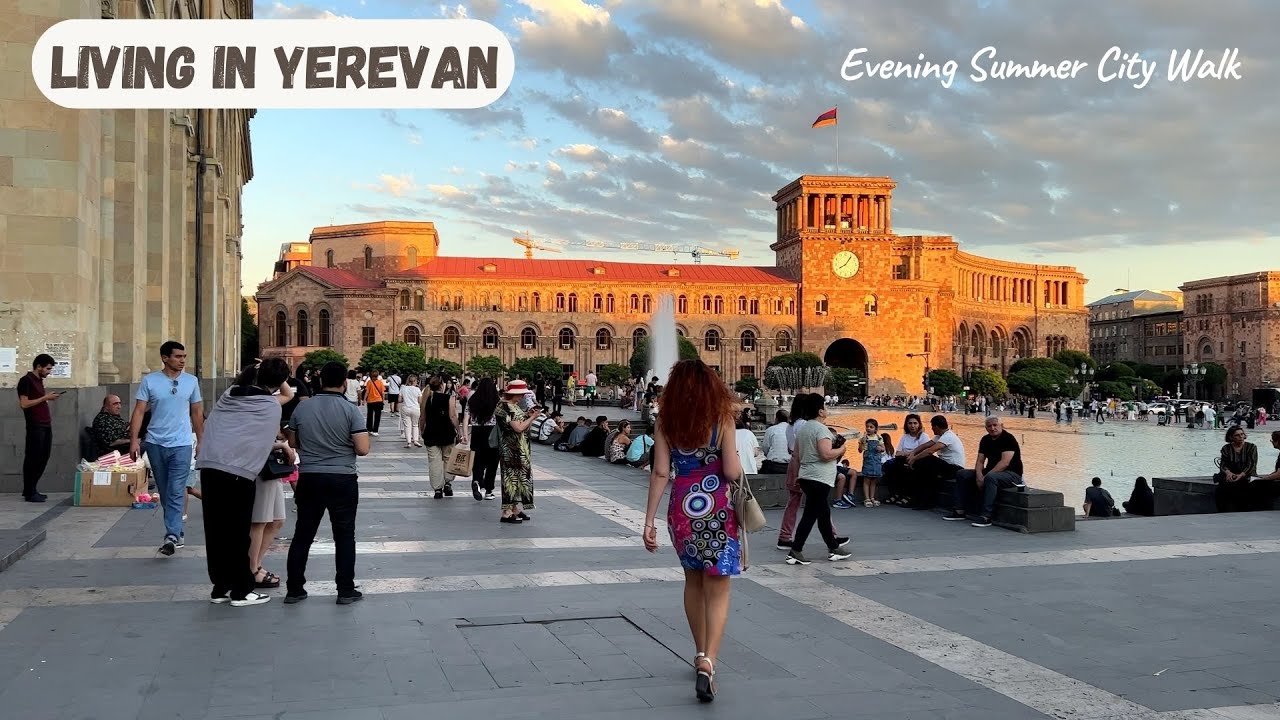 Strolling Through Yerevan's Enchanting Summer Twilight: A Magical ...