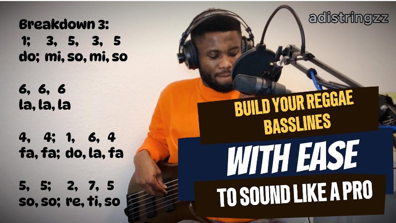 BUILD YOUR REGGAE BASSLINES WITH EASE TO SOUND LIKE A PRO - YouTube
