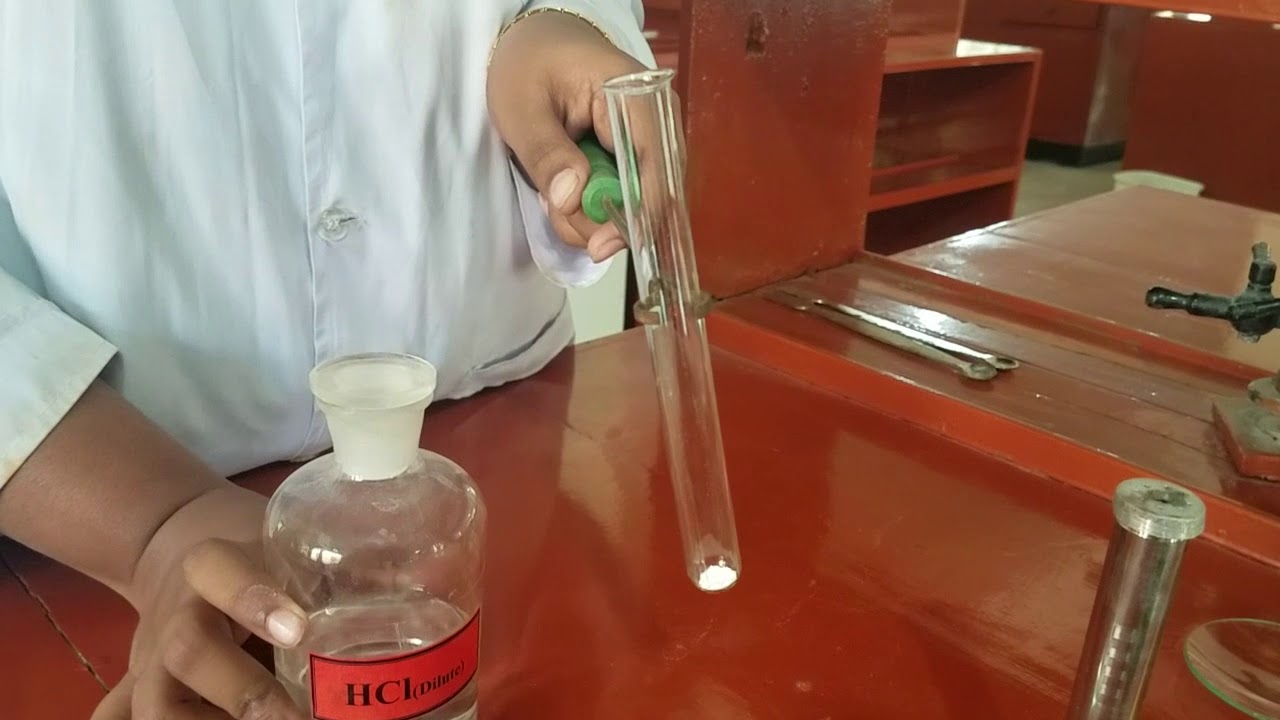 Acid radical detection : Carbonate and Bicarbonate - YouTube
