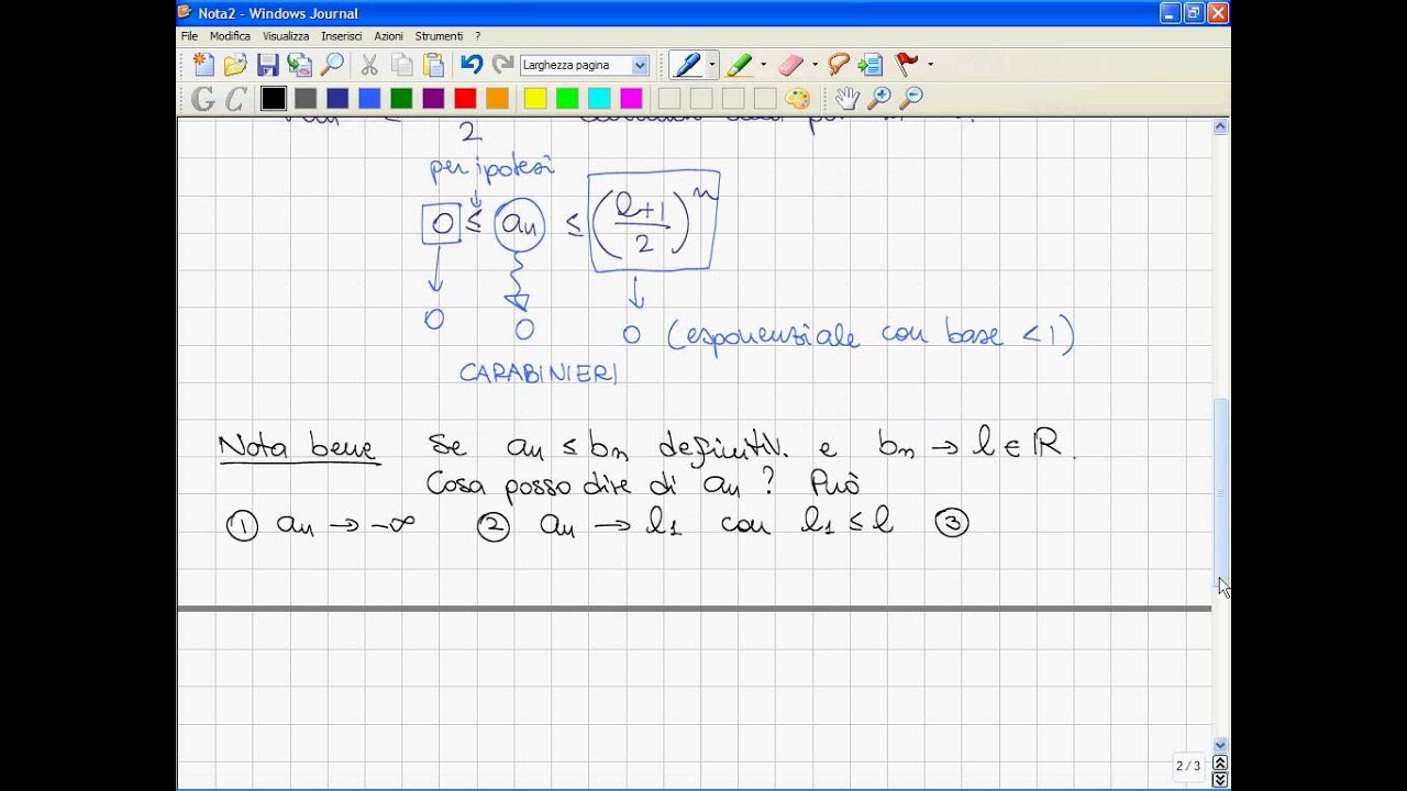 L013 Analisi Matematica I 2007 08 Confronto tra ordini di infinito per ...
