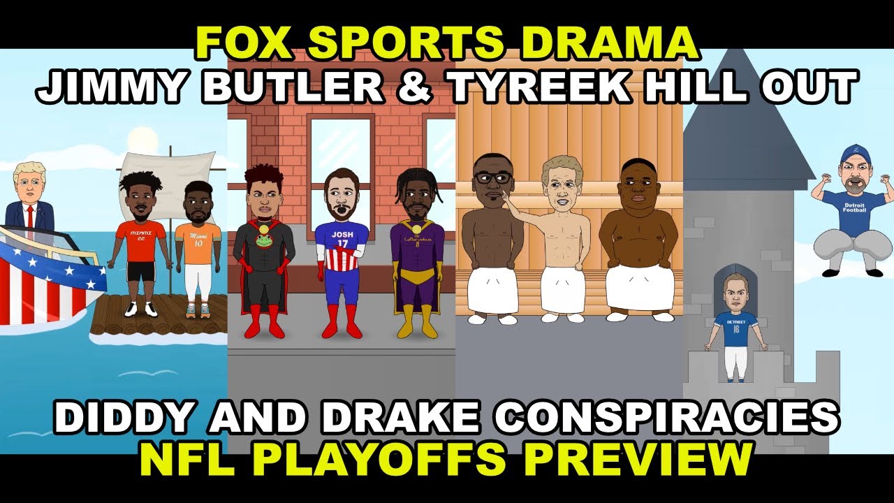 Comedy Sports Mash! Fox Sports drama; NFL Playoffs; Jimmy Butler wants ...