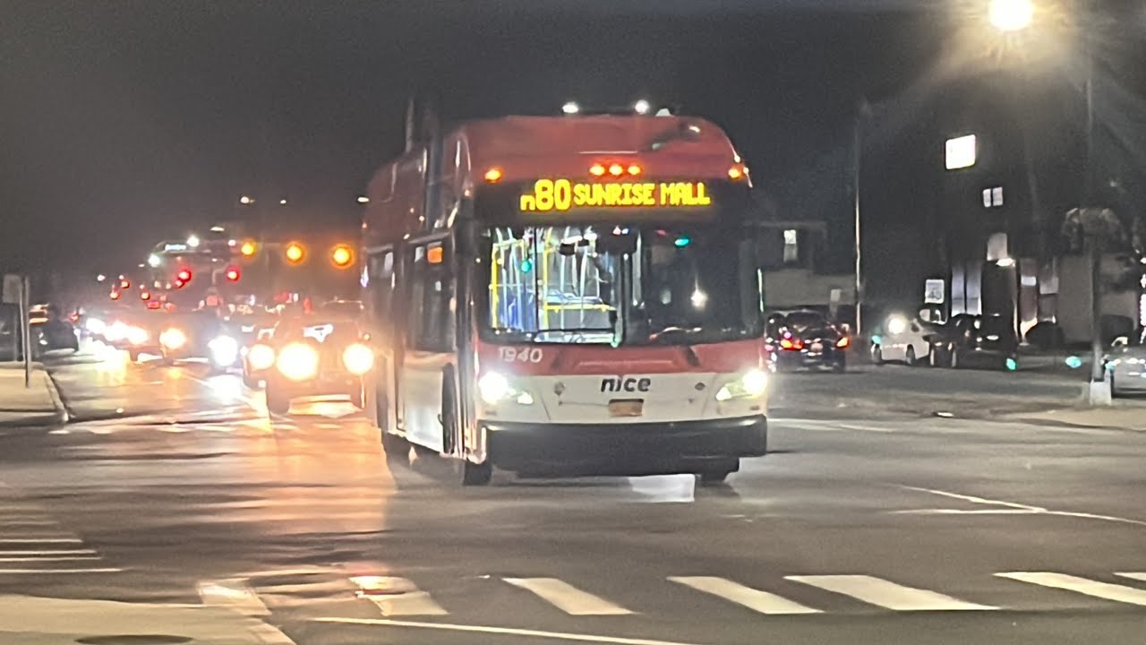 NICE Bus: 2016 New Flyer XN40 1940 n80 - YouTube