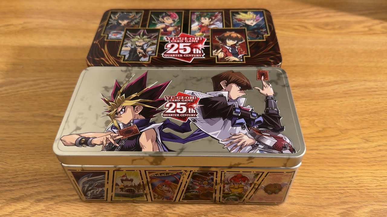 Yugioh 25th Anniversary Unboxing of 2 Tins: Dueling Mirrors and Dueling ...