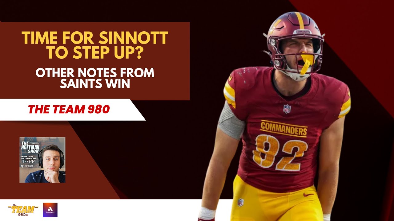 Commanders vs Saints Notebook: Terry, The Refs, Ben Sinnott, and The ...