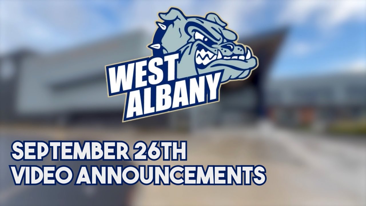 West Albany High School Announcements - September 26, 2024 - YouTube