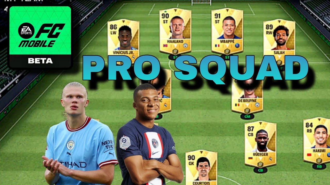 EA Sports FC Mobile || Build A Pro Squad || The Best Team In FC Mobile ...