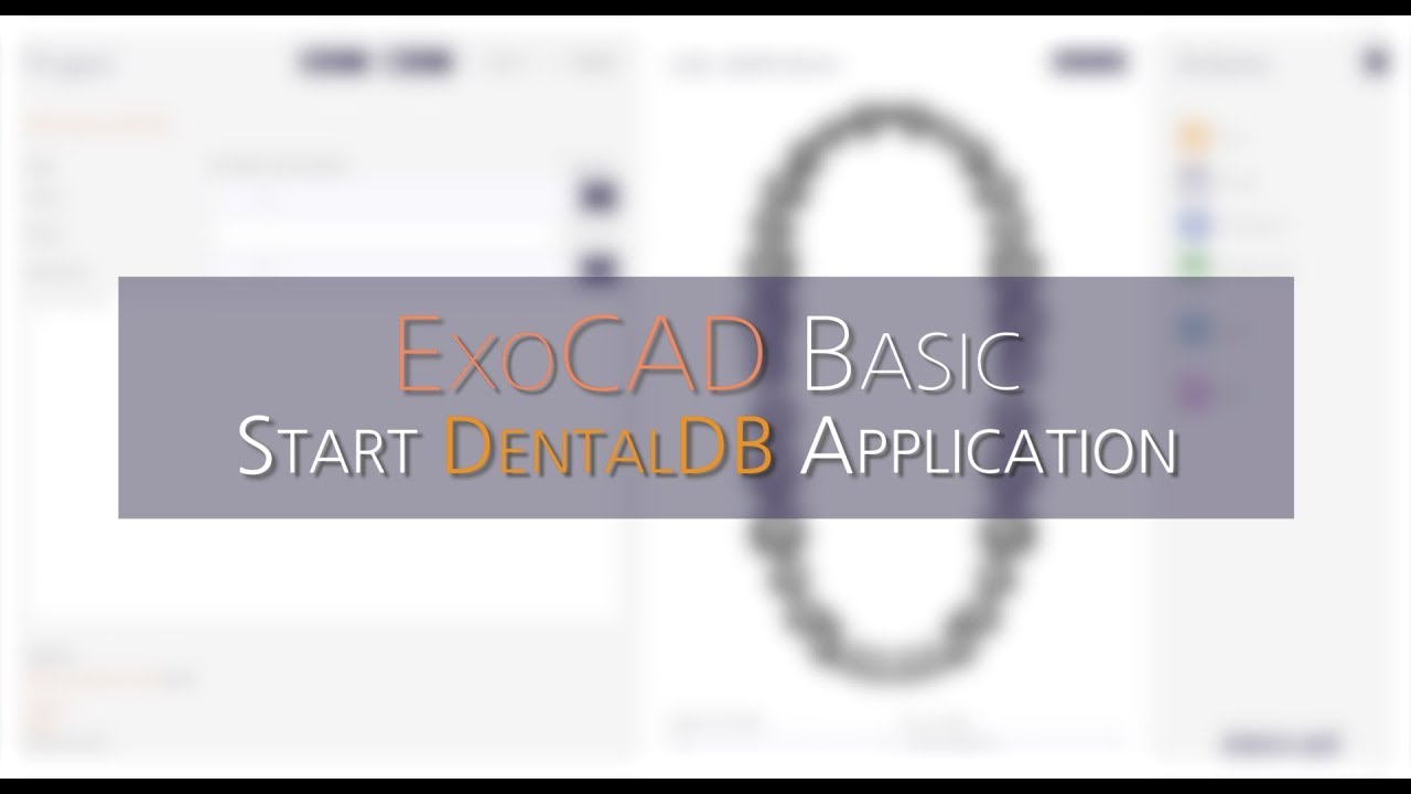 ExoCAD 시작하는 분들을 위한 DentalDB 둘러보기 - YouTube