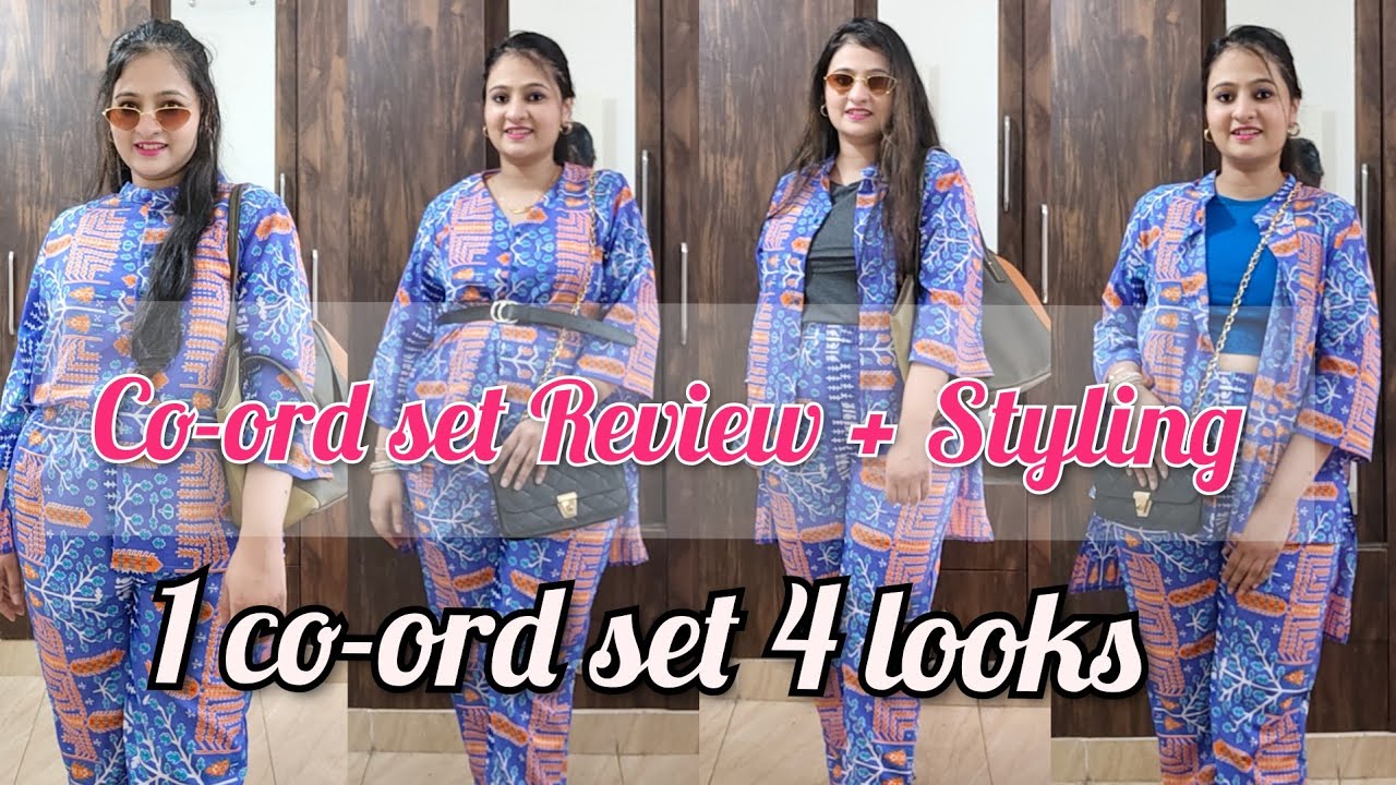 Amazon Coord set Styling + review | How to 1 style co-ord set in ...