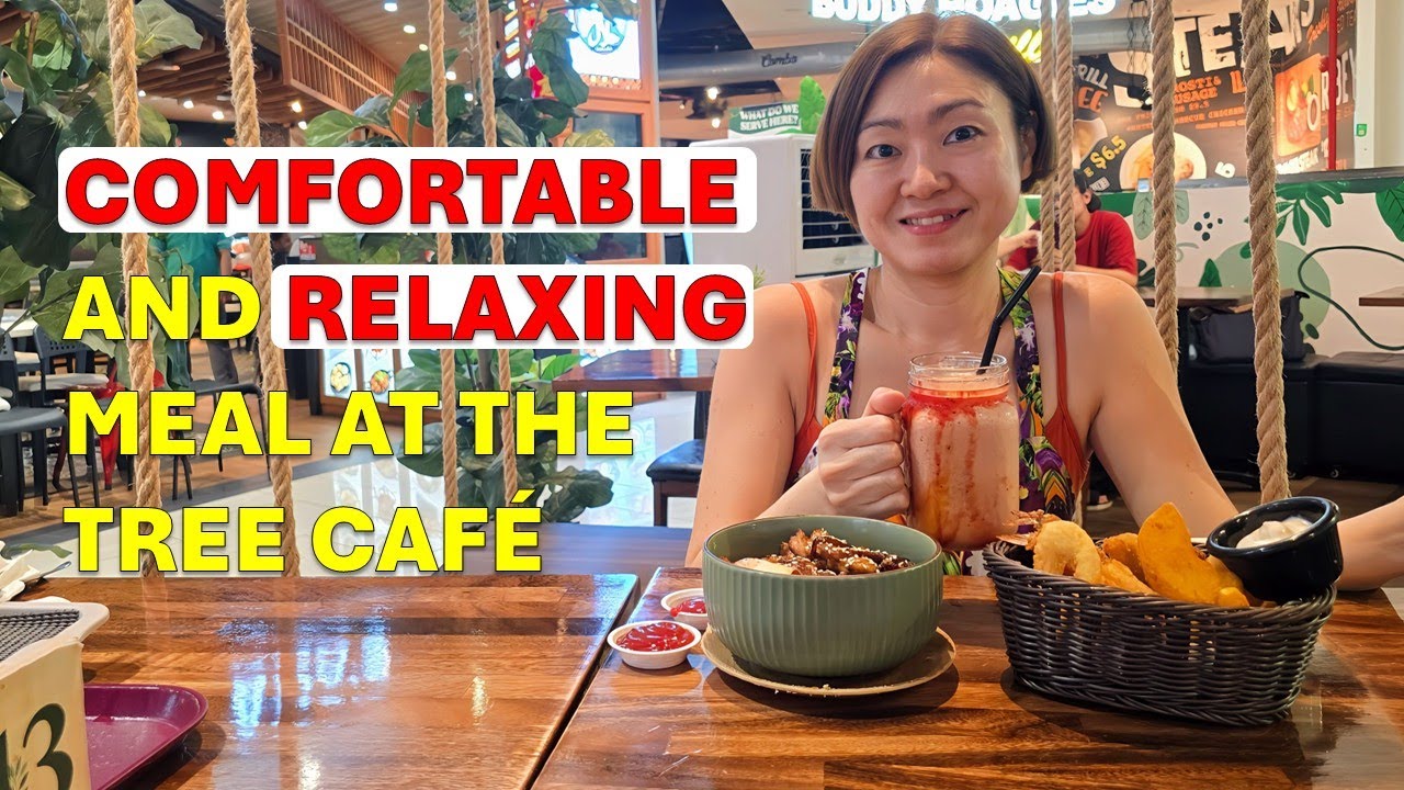 Enjoy a Comfortable Meal Under the Tree - YouTube