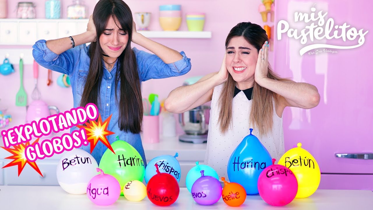 HAZ UN PASTEL EXPLOTANDO GLOBOS | CON ALE RIOS | MIS PASTELITOS - YouTube