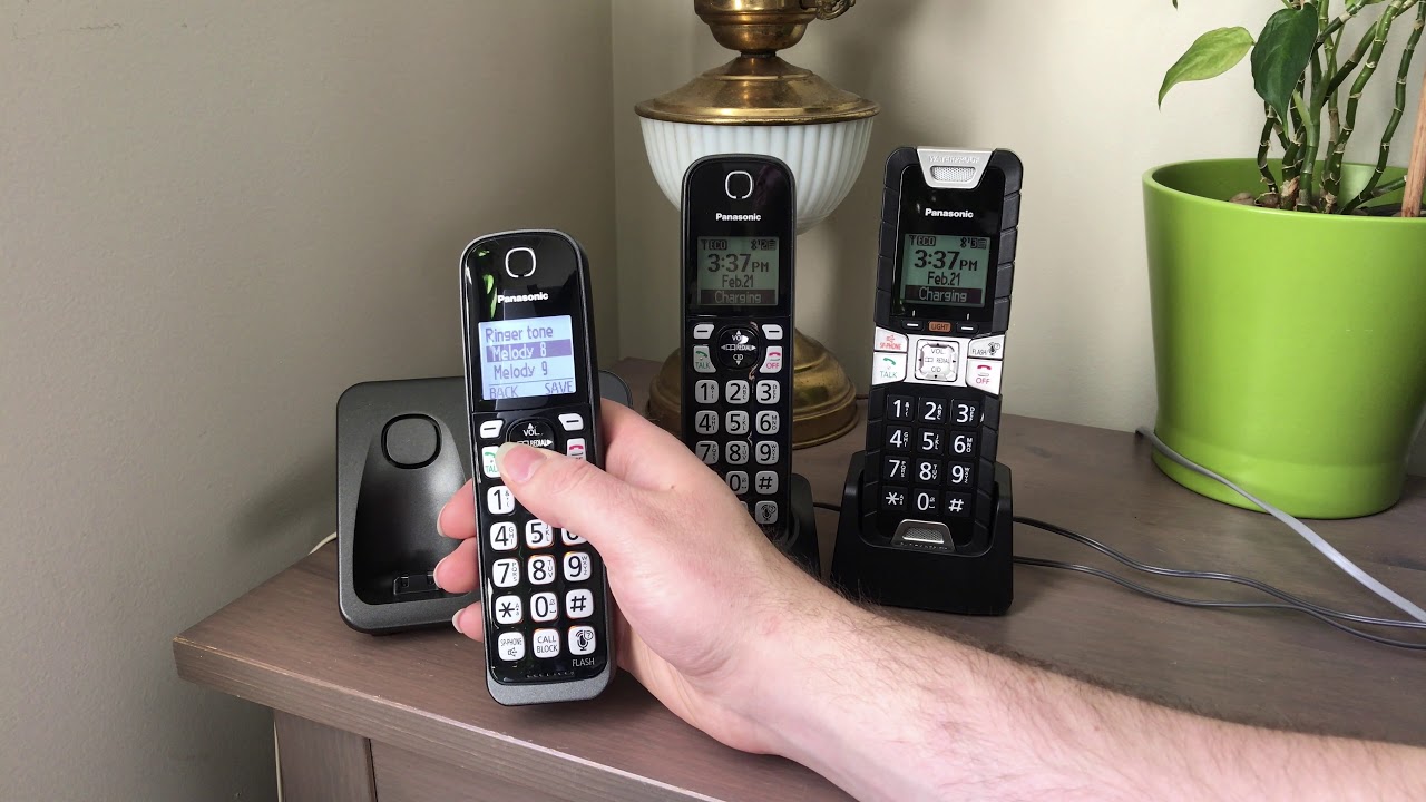 Ringers on the Panasonic KX-TGD560 - YouTube