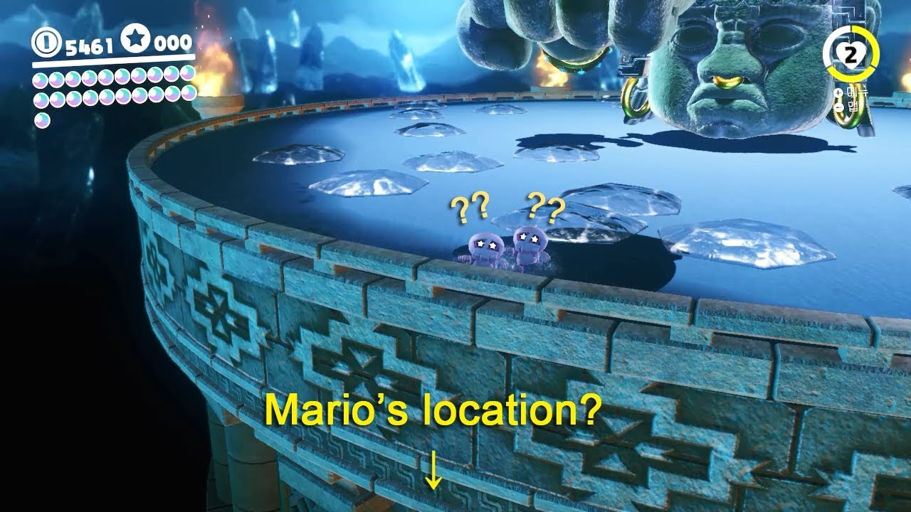 Super Mario Odyssey Unknown Location in Knucklotec Field - YouTube