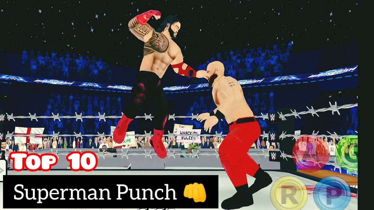 Roman Reigns' Top 10 Best Superman Punches in Wrestling Empire! 💥👊 | Epic Knockouts - YouTube