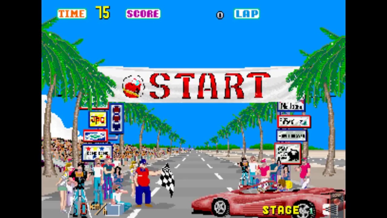 Hi-Speed Run, Outrun 1986 (Arcade) Goal D - 5'00"40 - YouTube