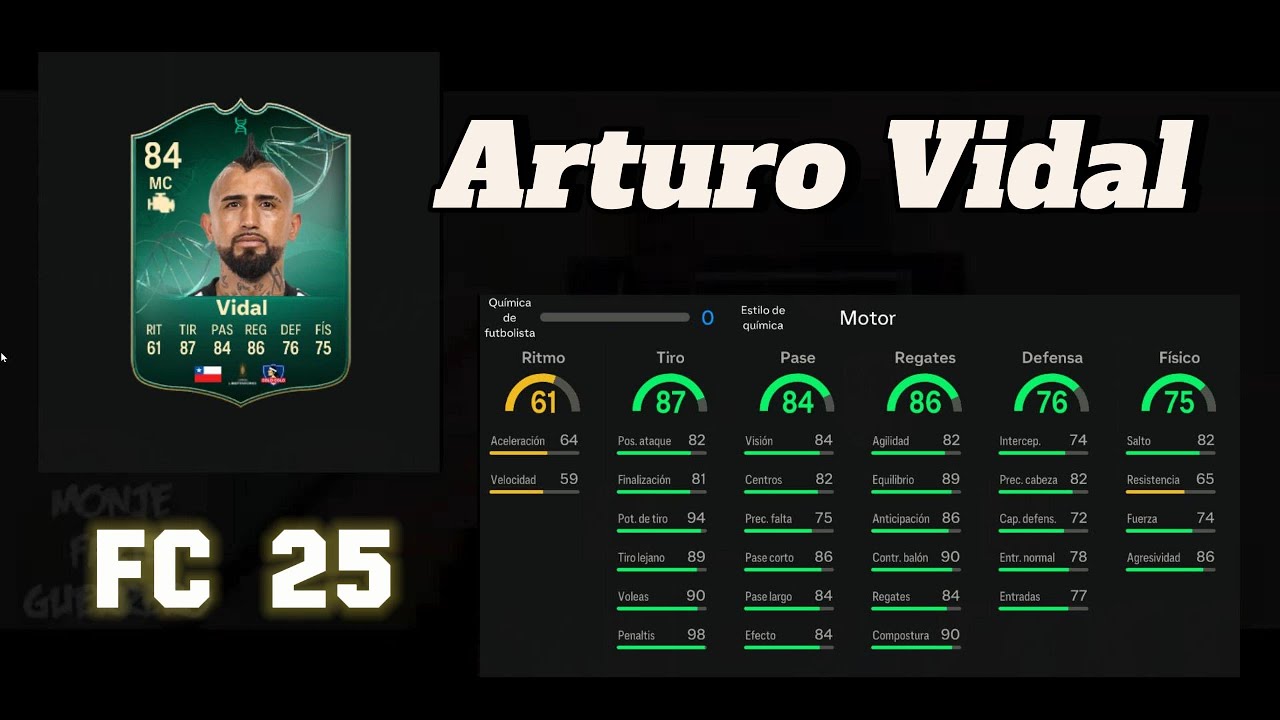 Lo que CHILE necesita, ARTURO VIDAL FC25 - YouTube