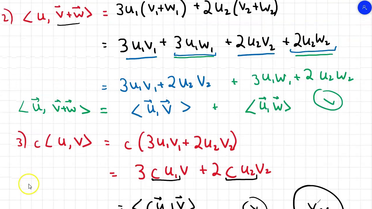 Linear Algebra Inner Product Spaces Sec 5 2 Part 1 YouTube Linear Algebra Inner Product Spaces Sec 5 2 Part 1 YouTube
