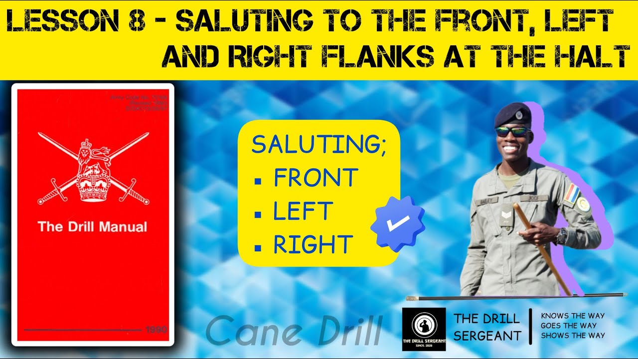 Saluting at the Halt | The Drill Sergeant - YouTube