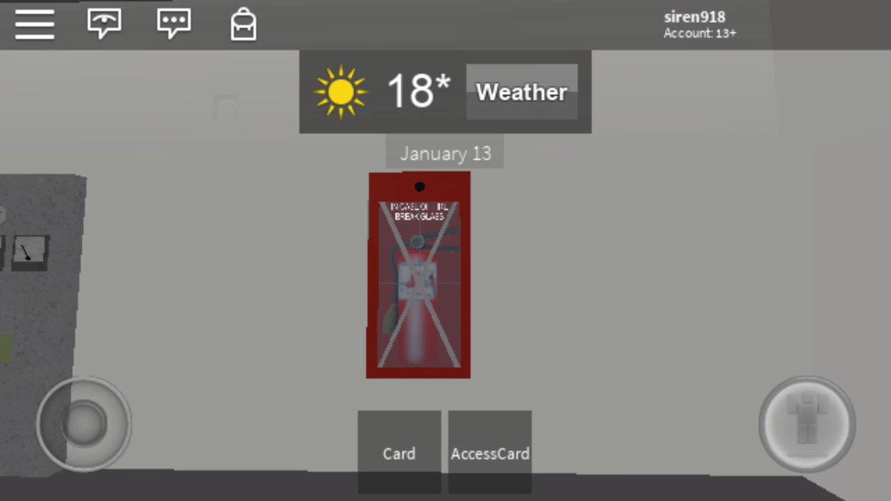 a fire extinguisher door glass that breaks on roblox - YouTube